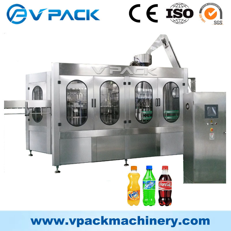 Automatic Soft Drink Filling Machine-Carbonated Drink Filling Machine ...