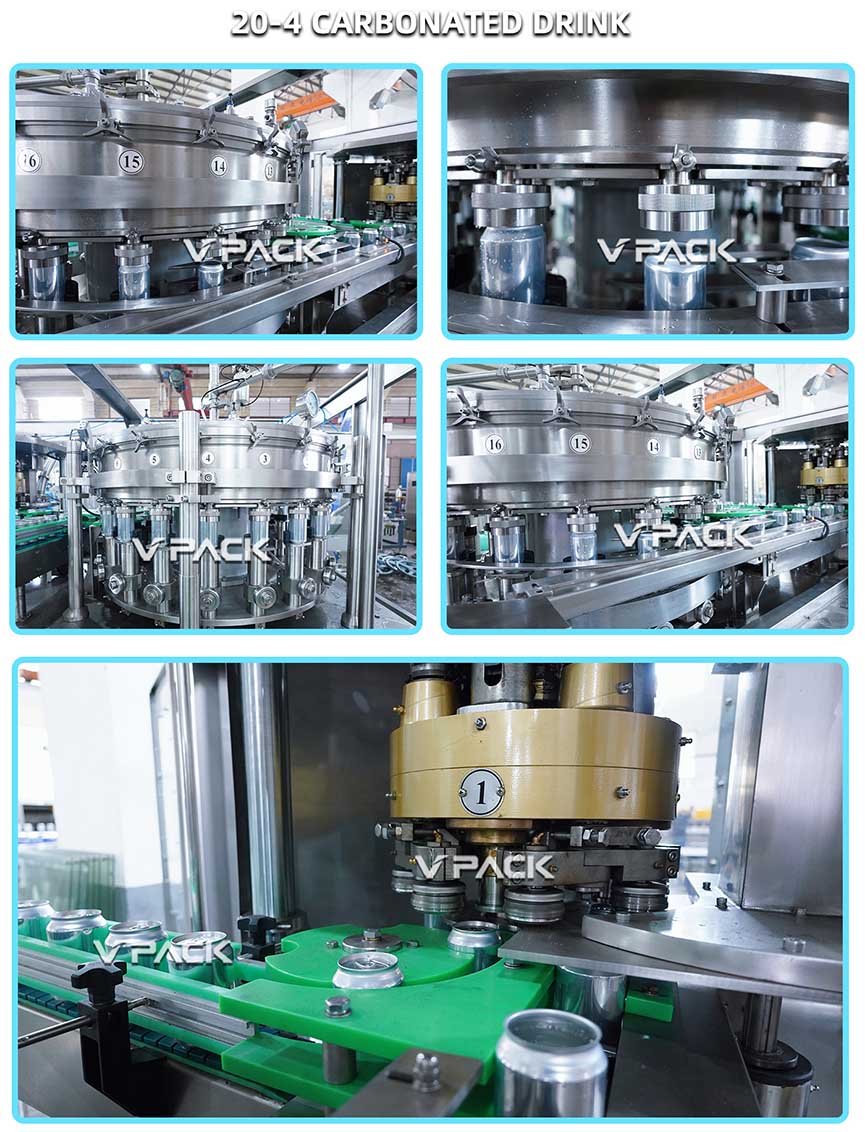 Carbonated Beverage Drink Canning Line/Machine-Pop-Can Filling Machine ...